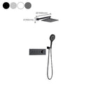 Contemporary Square Shower Trim Wall Mounted Shower Set for Bathroom ...