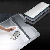 Contemporary Style Kitchen Sink Stainless Steel 2 Holes Drop-In Kitchen ...