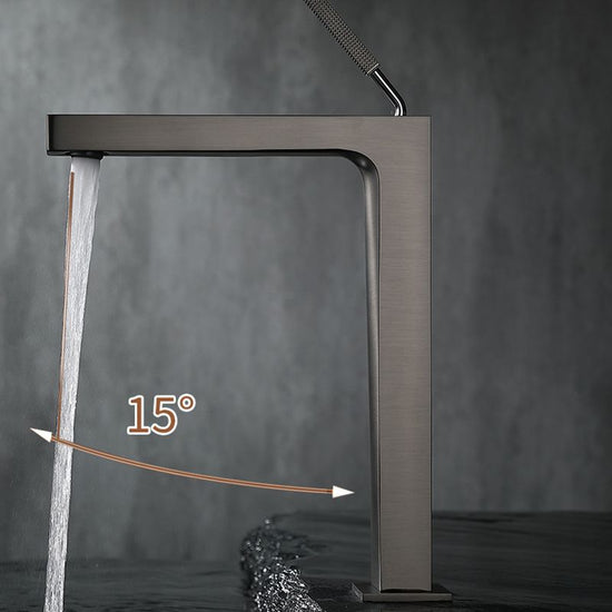 Brass Material Vessel Faucet 1-Handle Modern Design Faucet for Bathroom ...