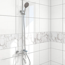 Modern Backsplash Tile Marble Print Backsplash Tile Peel and Stick for ...