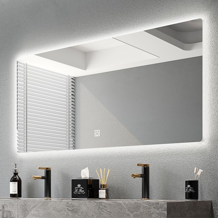 Single Sink Vanity Set Stone Top Mirror Freestanding Drawers Grey ...