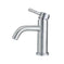 Stainless Steel Bathroom Faucet Chrome Lever Handle Sink Faucet with 1 ...