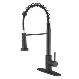 Modern Farmhouse Faucet One Handle High Arch Kitchen Faucet with Pull ...