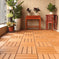 Composite Deck Tile Solid Color Water Resistant Patio Flooring Tile ...