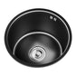 Contemporary Style Round Kitchen Sink Stainless Steel Kitchen Sink ...