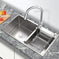 Stainless Steel 2 Holes Sink Contemporary Kitchen Sink with Basket ...