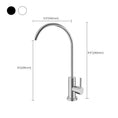 Contemporary Single Handle Kitchen Faucet Water Purification Direct ...