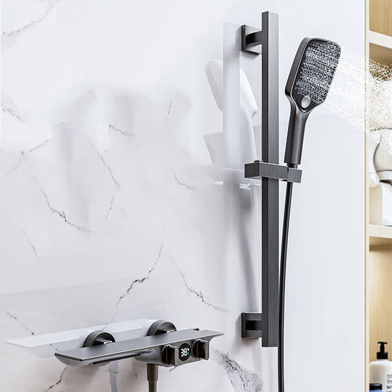 Wall Mounted Shower Combo Temperature Control Shower System with ...
