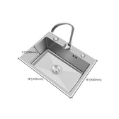 Modern Style Kitchen Sink Overflow Hole Design Drop-In Noise-cancelling ...
