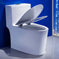 Traditional Toilet Bowl One Piece Floor Mounted Siphon Jet Porcelain ...