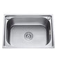 Single Bowl Kitchen Sink Stainless Steel Rectangle Sink with Basket ...