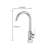 Modern Bridge Faucet Stainless Steel with Handles and Supply Lines ...
