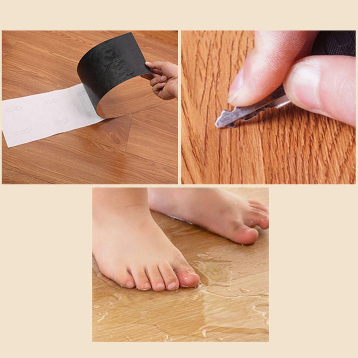 Modern Style Square PVC Flooring Water Proof Peel and Stick Vinyl ...