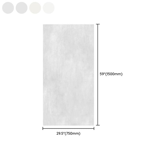 Pure Color Floor Tile Scratch Resistant Rectangle Straight Edge Floor ...