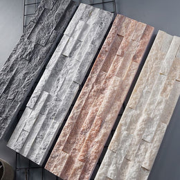 Fire Resistant Engineered Stone Tile Rectangle Stacked Stone Wall Tile ...