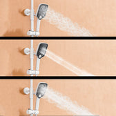 Wall Mounted Shower Arm Shower Faucet Metal Shower System with Slide ...