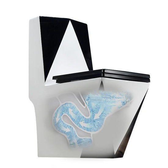 Inodoro tradicional de un inodoro de una sola pieza con Slow Close Seat ...