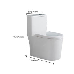 Traditional All-In-One Flush Toilet Floor Mounted Urine Toilet for ...