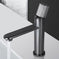 Knob Handle Square Faucet Brass Deck Mounted Bathroom Sink Faucet ...