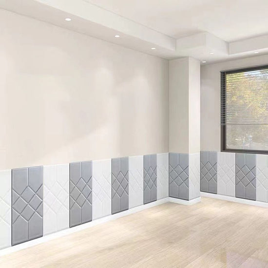 3D Embossed Foam Wall Paneling Living Room Waterproof Wall Paneling ...
