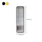 Frame Tempered Fixed Glass Panel Metal Fixed Glass Panel with Square ...