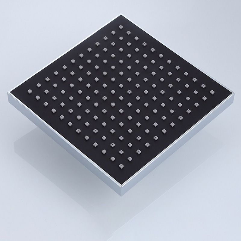 Modern Square Fixed Shower Head with Shower Arm Stainless Steel Wall ...