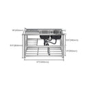 Modern Workstation Ledge Stainless Steel with Accessories and Faucet ...