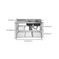 Modern Workstation Ledge Stainless Steel with Accessories and Faucet ...