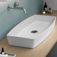Modern Bathroom Sink Man Made Rock Rectangular Vessel Lavatory Sink(Not ...