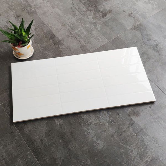 Modern Wall Tile Straight Edge Rectangle Indoor Wall Tile for Living ...