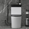 Modern Flush Toilet Left Side One-Piece Toilet with Slow Close Seat ...