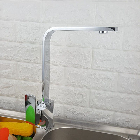 Contemporary Kitchen Faucet Stainless Steel 1-Handle High Arc Kitchen ...