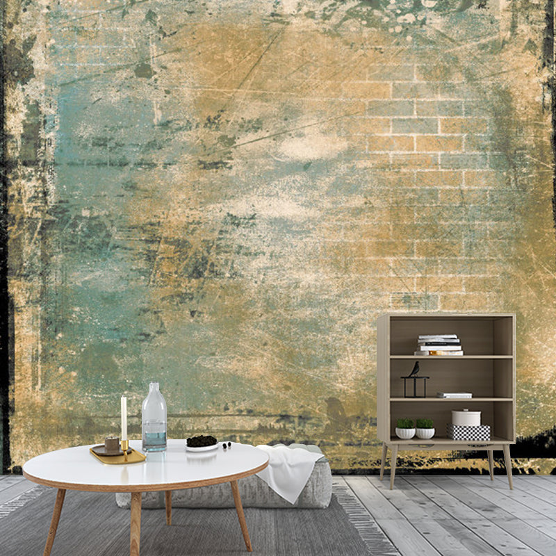 Vintage Distressed Brick Effect Murals for Kitchen Custom Size Wall Art ...