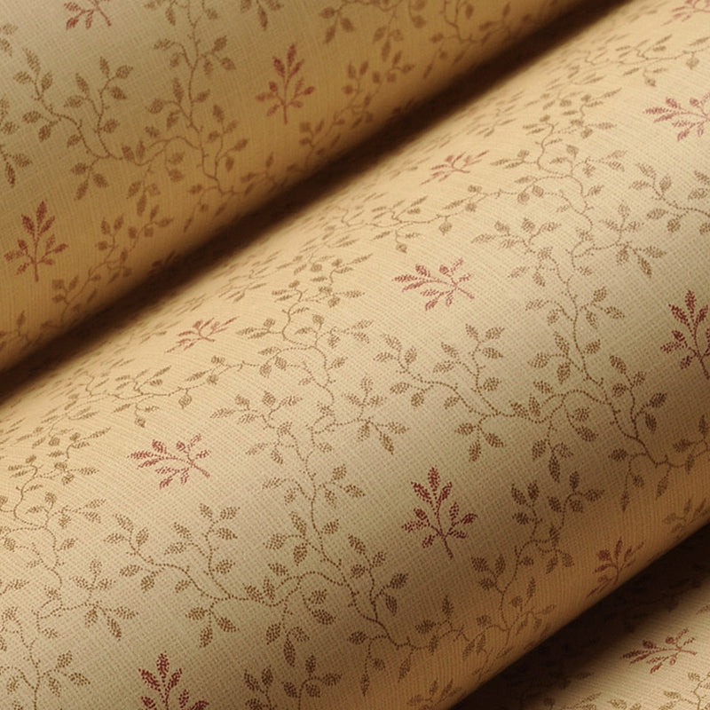 Yellow Rustic Wallpaper 33' L x 20.5" W Leaves Patterned Wall Decor for ...