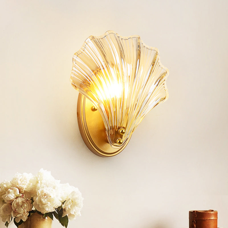 Shell Wall Sconces Lighting Shell Shaped Battery Operated Wall Sconces