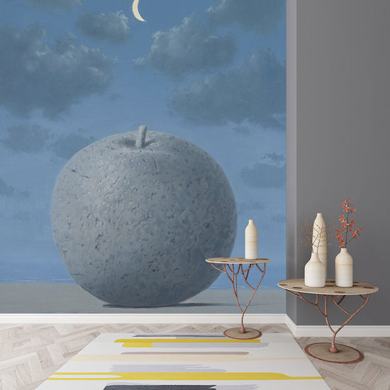 Customized Illustration Surreal Murals Wallpaper with Giant Apple Under ...