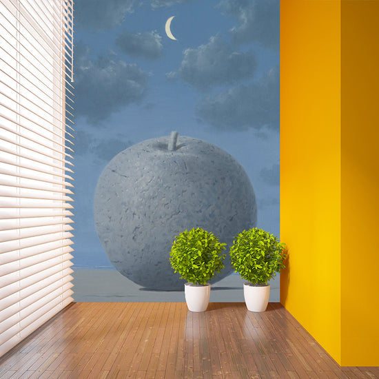 Customized Illustration Surreal Murals Wallpaper with Giant Apple Under ...