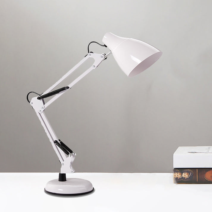Black/White Multi-Joint Task Desk Lamp with Cone Shade Modern Style 1 ...