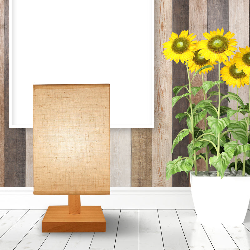 White Fabric Rectangle Standing Table Light Country Style 1 Head ...