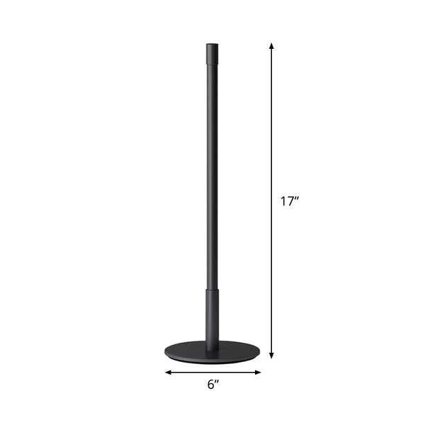 Plumb Rod Plug-In LED Night Light Simple Creative Bedside Table Lamp in ...