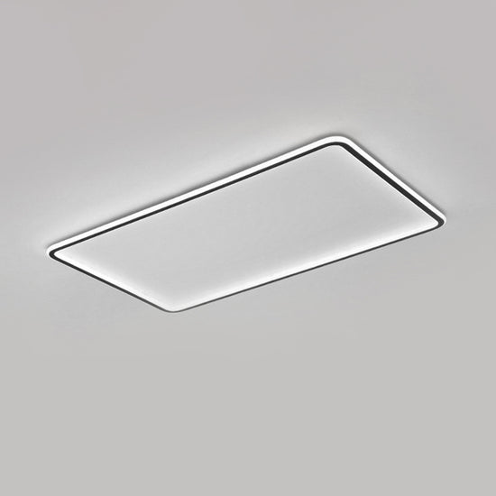Thinnest Panel Acrylic LED Ceiling Flush Simplicity Black Flush Mounted ...