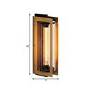 Column Bedroom Wall Light Sconce Colonialist Clear Glass 1-Head Gold ...