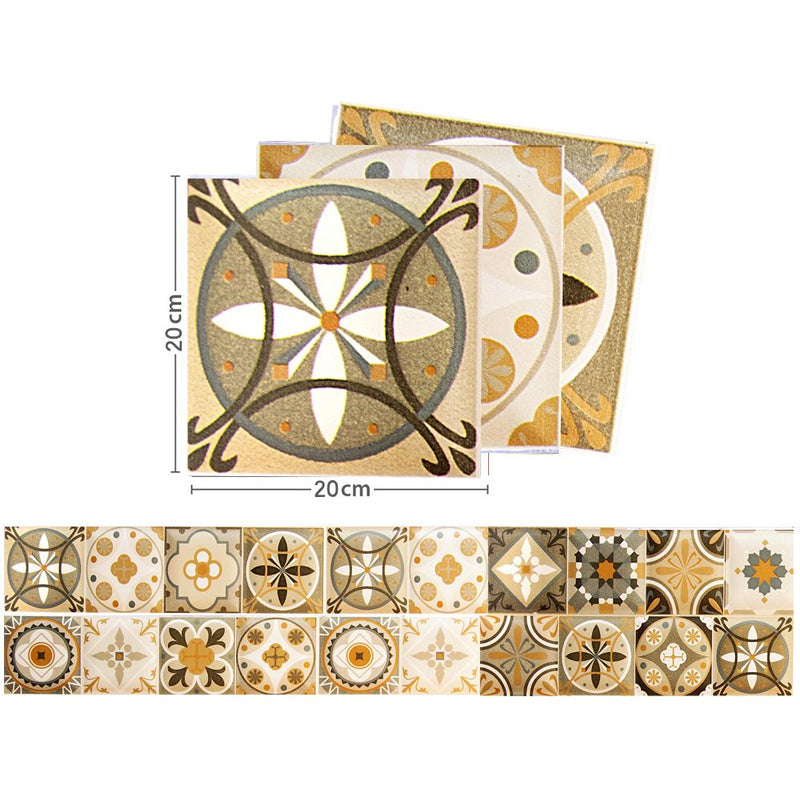 Brown Quatrefoil Wallpaper Panel Set Peel and Paste Wall Covering for ...