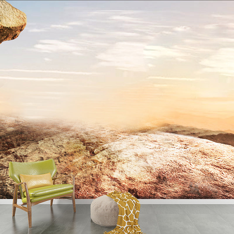 Photography Rock Mountain Sunset Mural Customized Modern Wall Decor for ...