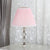 Candlestick Bedroom Desk Light Classic Clear Crystal 1-Head Pink ...