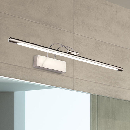 Simple Style Tube Vanity Wall Light Metal 18"/21.5" W LED Bathroom Wall ...