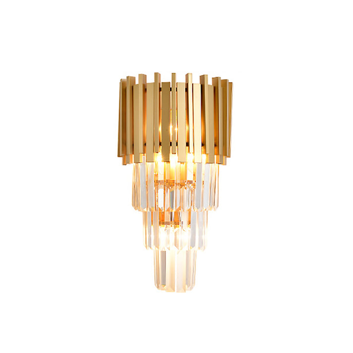 Modern Multi Tier Wall Lamp Metal 4 Heads Wall Light Fixture with ...
