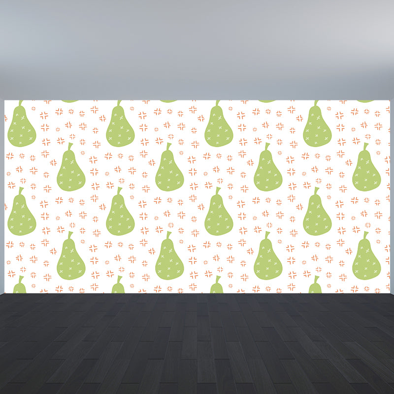 Extra Large Pears Mural Wallpaper Decorative Contemporary Living Room ...