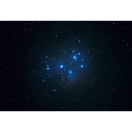 Modern Starry Night Scene Mural Wallpaper Blue Astronomical Landscape ...