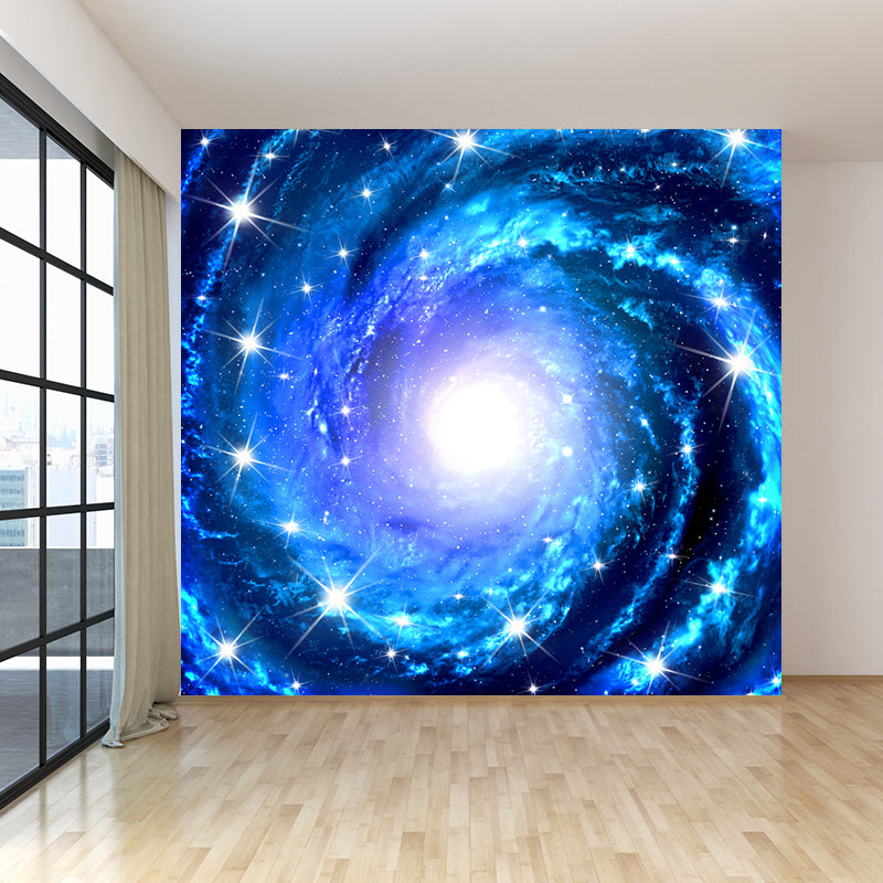Modern Supernatural Stars Spiral Mural for Boys Bedroom Customised Wall ...